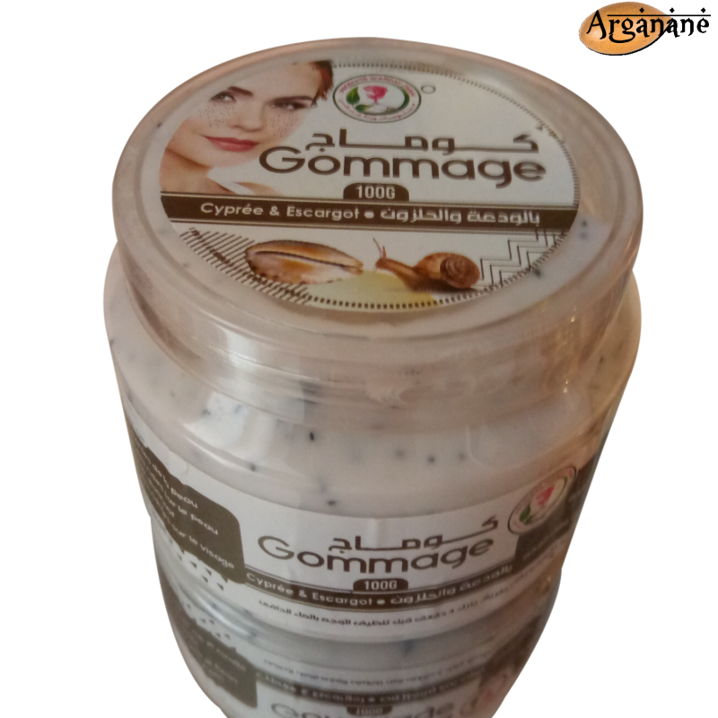 Gommage cyprée et escargot 100 g - Wardat Janani